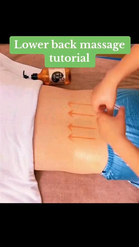 Lower Backmassage Body Massage Techniques Massage Massage Therapy