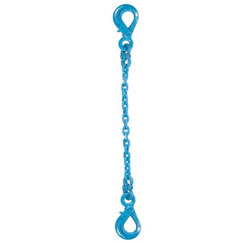 38 X 6 Pewag Single Leg Chain Sling W Self Locking And Self Locking