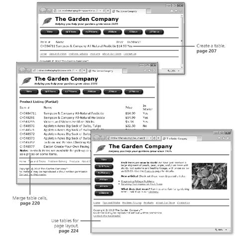 12 Creating Tables Microsoft® Html5 Step By Step Book