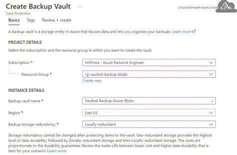 Enable Vaulted Backup For Azure Blob Storage Comprehensive Guide