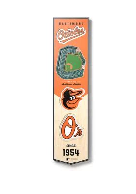 Youthefan Youthefan Mlb Baltimore Orioles 3d Stadium 8x32 Banner Oriole Park At Camden Yards