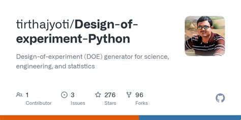 Github Tirthajyoti Design Of Experiment Python Design Of Experiment Doe Generator For