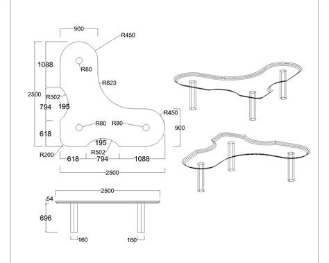 L Table • Designs Cad