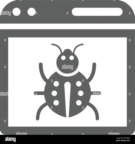 bug fixing malware icon perfect use for designing and developing