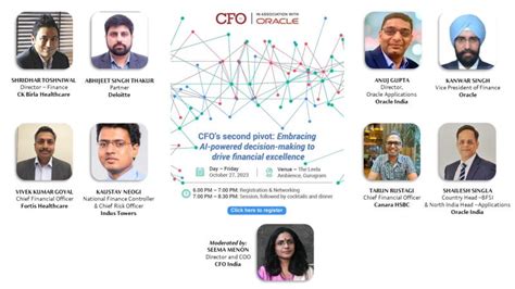 Cfo India On Linkedin Cfo India In Association With Oracle Is Hosting An Evening Session On…