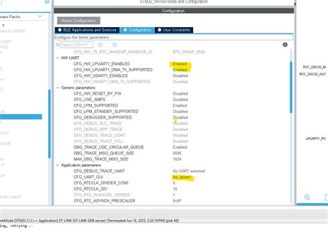 Solved Stm32wb15 Using Lpuart Instead Of Usart1 Stmicroelectronics Community