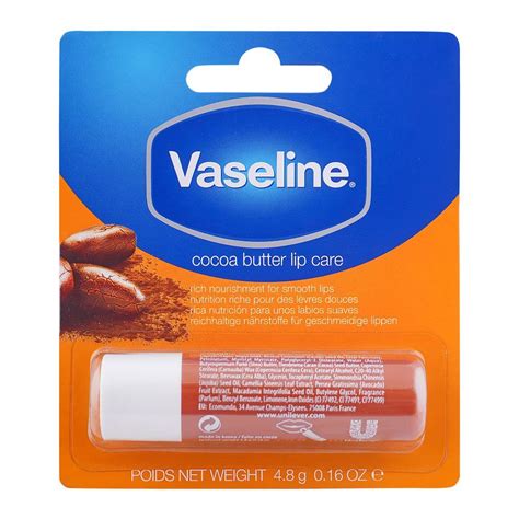 Purchase Vaseline Cocoa Butter Lip Care 48g Online At Special Price