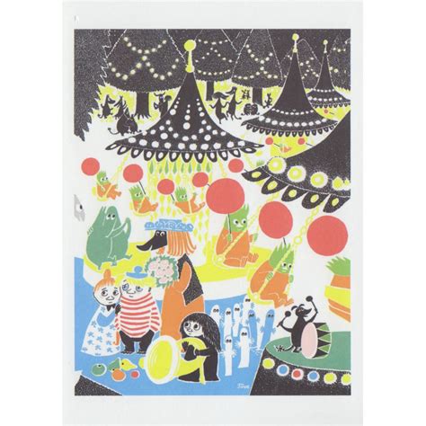 Moomin Postcard Set Of 5 Putinki