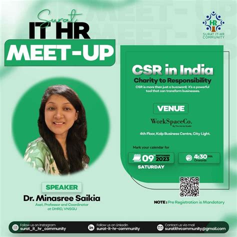 Surat It Hr Community On Linkedin Suratithrmeetup Csrintech Techforgood Surattechcommunity
