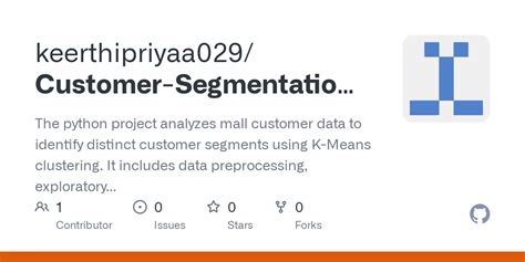 Github Keerthipriyaa029 Customer Segmentation Using K Means Clustering The Python Project