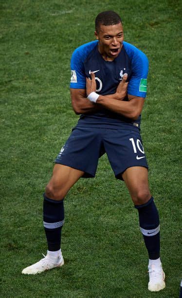 Kylian Mbappe Of France Celebrates After Scoring A Goal During The