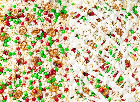 White Chocolate Christmas Popcorn Recipe Beaming Baker