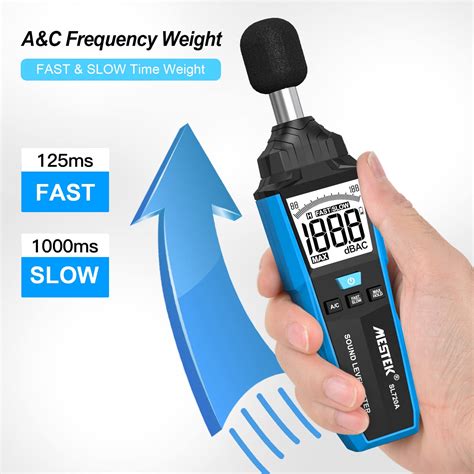 Mestek Decibel Meter Sound Level Meter Digital Spl Meter
