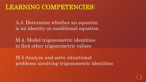 Lesson 6 Trigonometric Identities Pptx Physics Science