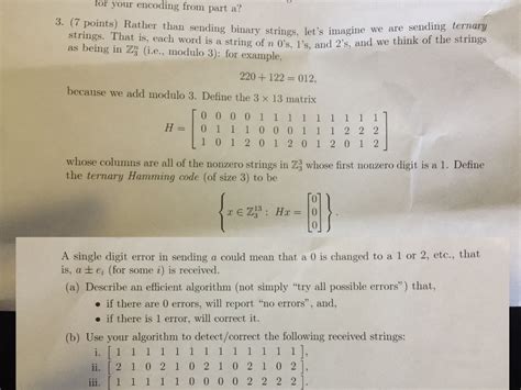 Rather Than Sending Binary Strings Lets Imagine We