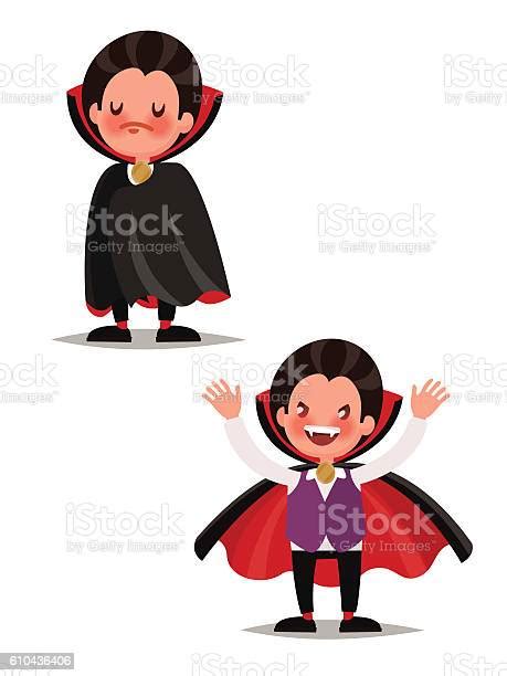 어린이 할로윈 캐릭터 작은 드라큘라 벡터 일러스트레이터 공휴일에 대한 스톡 벡터 아트 및 기타 이미지 공휴일 귀여운 남자