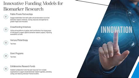 Innovative Funding Models For Biomarker Research Ppt Presentation St Ai