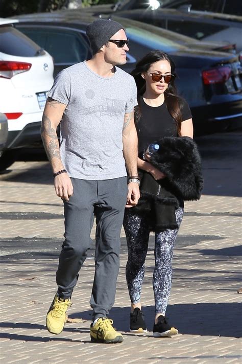 Megan Fox And Brian Austin Green At Malibu Country Mart 01252018