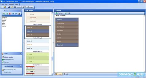Css Vertical Menu Templates Free Download