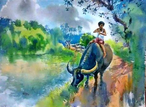 Guest Artist Telling A Story With Watercolours By Subhajit Paul