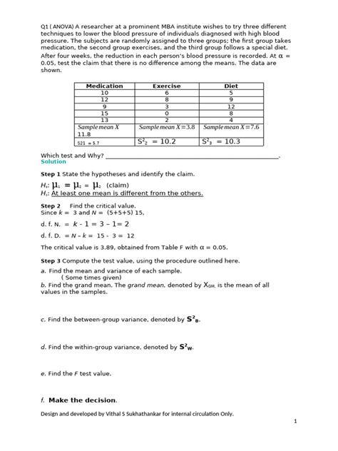 Anova Solved Examples Pdf
