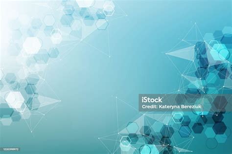 과학 네트워크 패턴 연결 선과 점 기술 육각 구조 또는 분자 연결 요소 기하 도형에 대한 스톡 벡터 아트 및 기타 이미지 기하 도형 배경 주제 가상현실 Istock