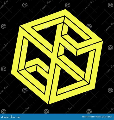 Escher Paradox Optical Illusion Object Sacred Geometric Figure