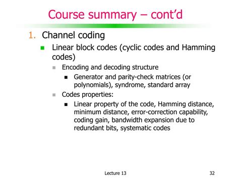 Ppt Digital Communications I Modulation And Coding Course Powerpoint