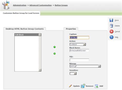 Edit A Converted Lead A Trick Using Runblock And Buttongroups Sage