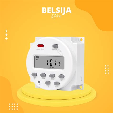 jual belsija ~ timer switch digital time delay relay 220v cn101a untuk