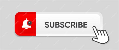 Premium Vector | Subscribe button bell notification icon button and ...