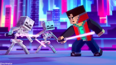 Cyberpunk Skeletons Mine Imator Render Wallpapers And Art Mine Imator Forums