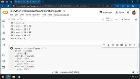 Branch And Iteration In Python Youtube
