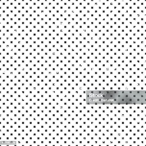 고민된 기하학적 완벽 한 패턴입니다 하프톤 만든 작은 사각형 변형 그런 지 하 고 디자인과 일러스트 레이 션에 대 한 거친