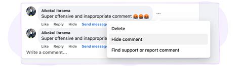 What Happens When You Hide A Comment On Facebook