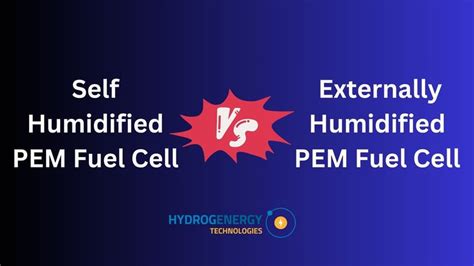Role Of Humidification In Pem Fuel Cell Hydrogenergy Technologies