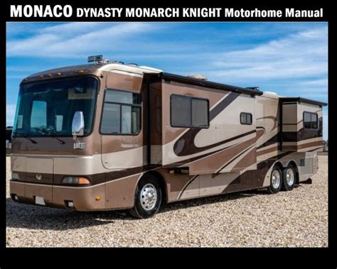 Monaco Rv Motorhome Service Manual 520pg For Dynasty Monarch Knight Operation Maintenance