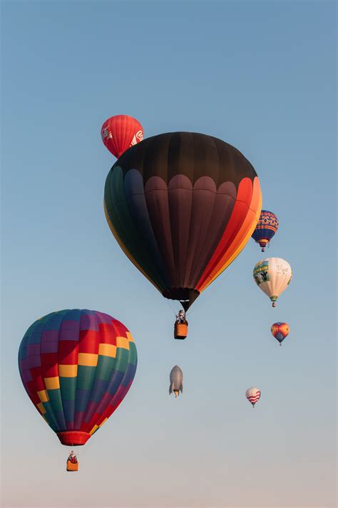 Hot Air Balloons Flying In The Sky · Free By Thatguynamedhammer