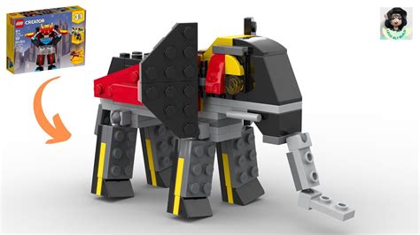 ELEPHANT Lego creator 31124 ideas How to alt build - YouTube
