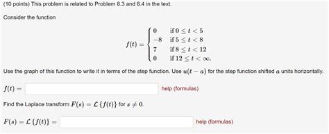 Solved Points This Problem Is Related To Problem Chegg