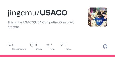 Github Jingcmuusaco This Is The Usacousa Computing Olympiad Practice