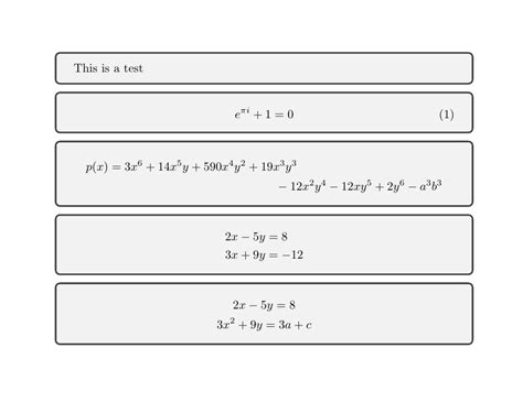 Equations Remove Space Before Multline Align Gather Environment In Tcolorbox TeX LaTeX