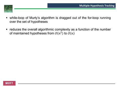 Mht Multi Hypothesis Tracking Part3 Pdf