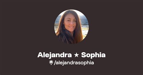Alejandra Sophia Instagram Linktree