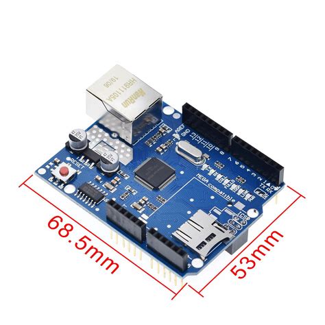 W Ethernet Shield With MicroSD Slot Digitalelectronics Lk