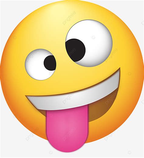 Goofy Face Emojie Emojie Illustration Emojie Meme Png And Vector