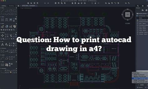 Question How To Print Autocad Drawing In A