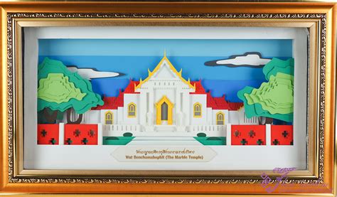 ผลงานการออกแบบ รายวิชาโครงงานพิเศษ ปีการศึกษา 2563 หัวข้อ ศิลปะงานกระดาษ 3 มิติ ชุด บ้าน วัด