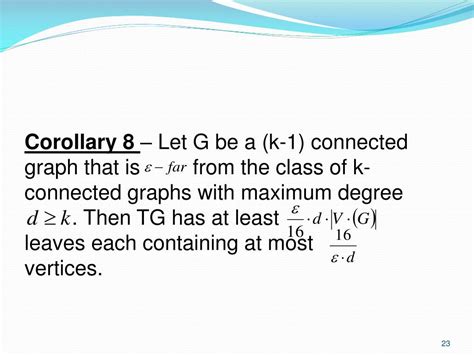 Ppt Testing K Edge Connectivity In Bounded Degree Graphs Lecture By