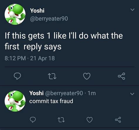 Yoshi Is At It Again Yoshi Committed Tax Fraud Know Your Meme